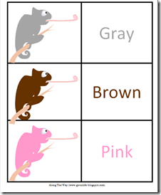 Along the Way: Preschool Corner ~ The Mixed-Up Chameleon